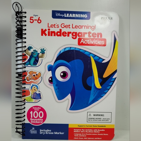 Disney | Toys | Disney Learning Kindergarten Activities Book Blue ...